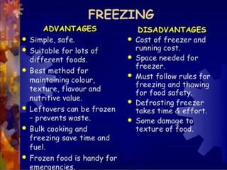 Freezing and cold storage | PDF