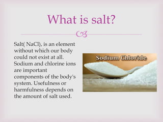 Freezing and salting experiment presentation | PPTX