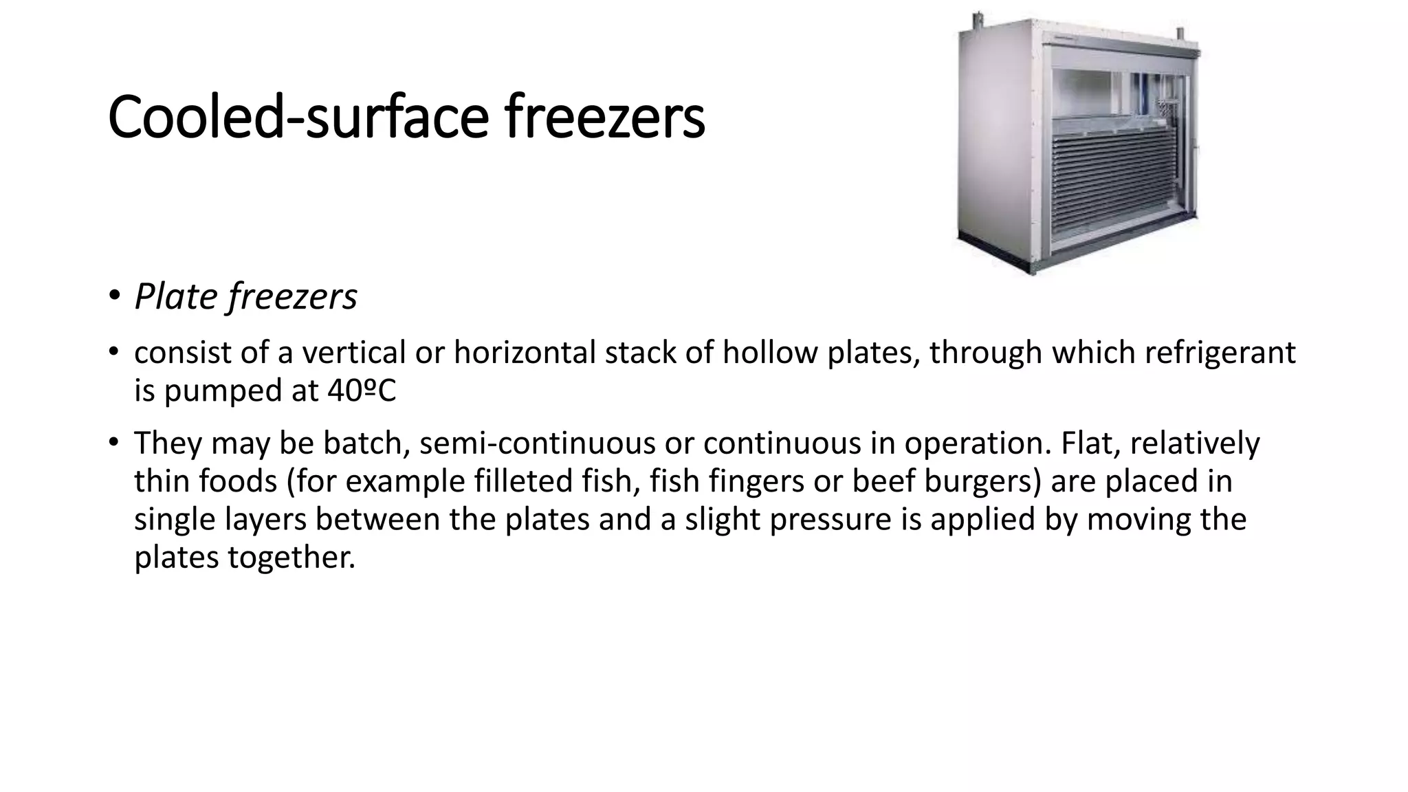 Freezing curve, freezing system & freezing time | PPTX
