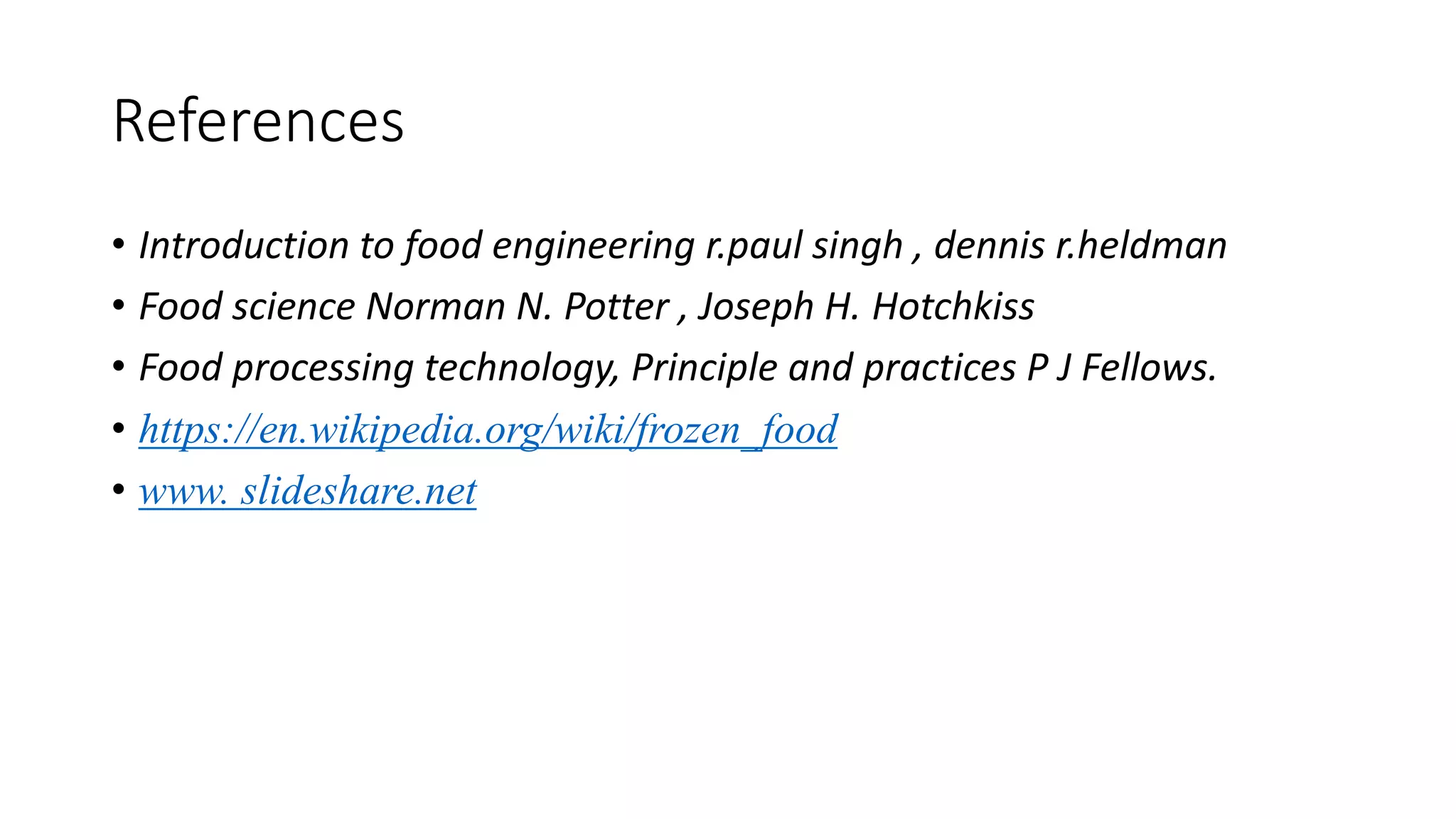Freezing curve, freezing system & freezing time | PPTX