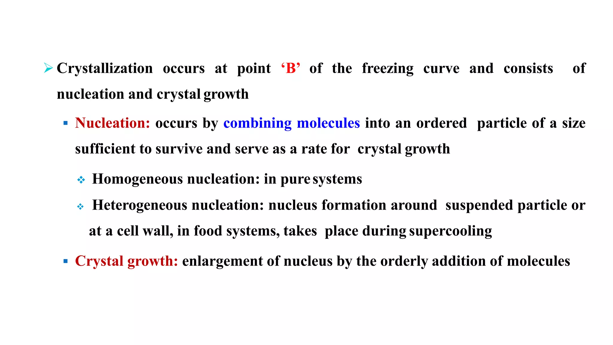 Freezing curve, freezing system & freezing time | PPTX