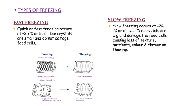 Freezing curve, freezing system & freezing time | PPTX