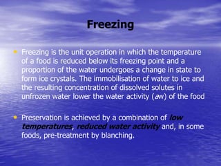 Freezing | PPTX
