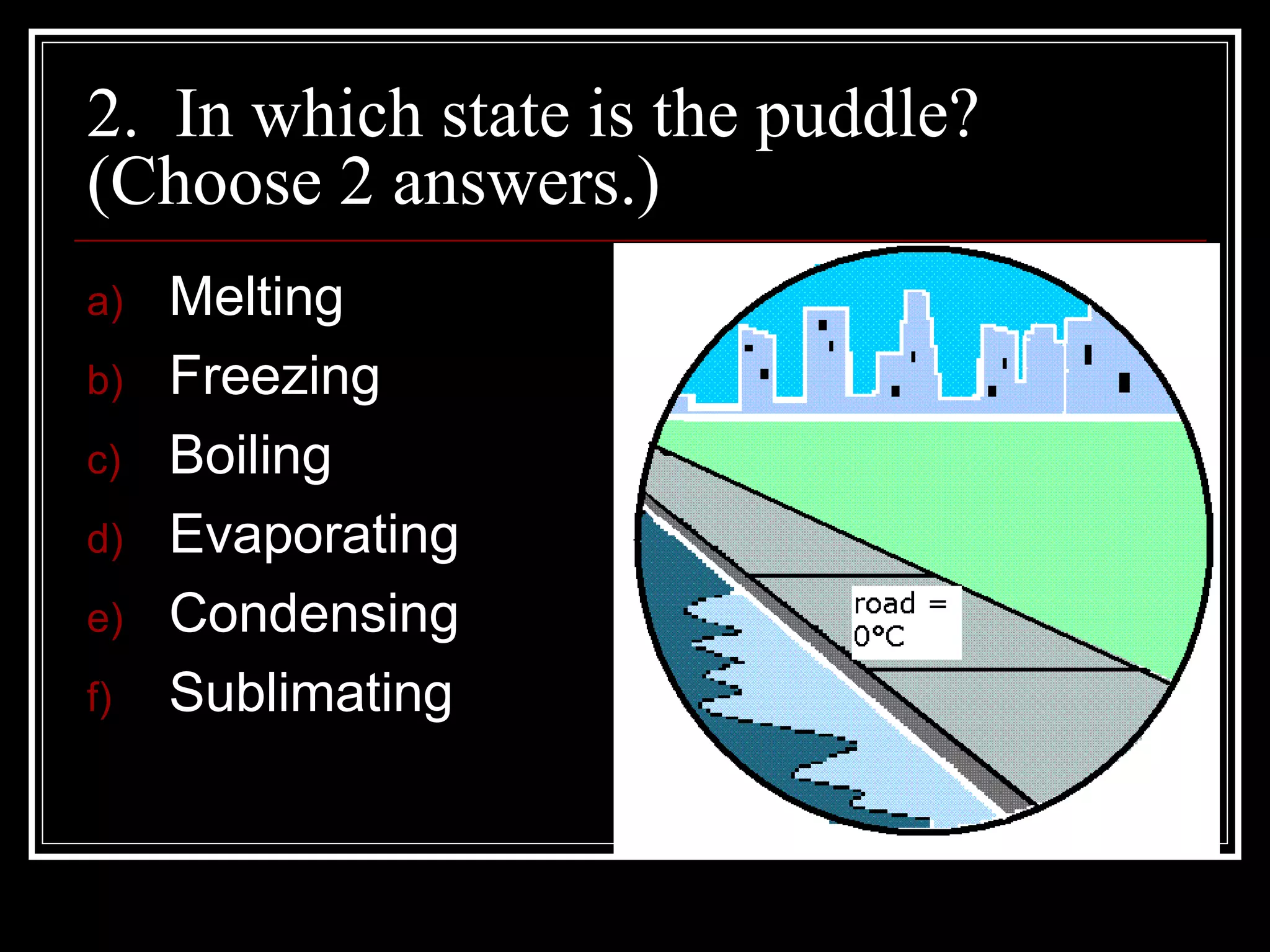 Freezing, melting, and evaporation | PPT