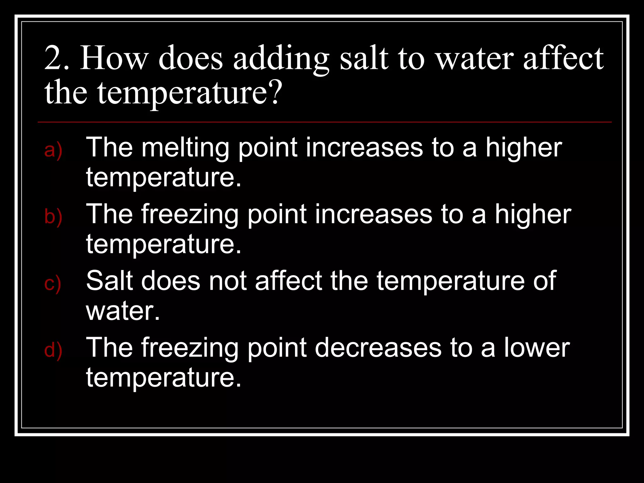 Freezing, melting, and evaporation | PPT