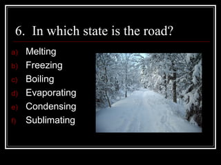 Freezing, melting, and evaporation | PPT