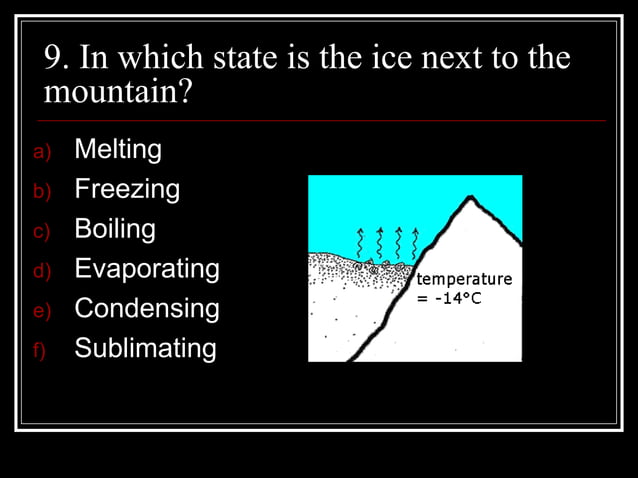 Freezing, melting, and evaporation | PPT | Weather | Science