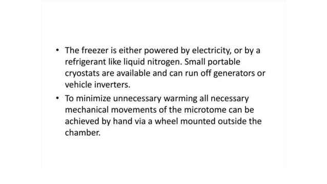 Freezing microtome_ cryostat.pptx | Chemistry | Science