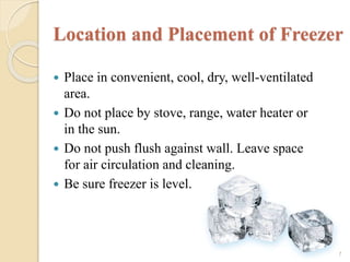 Freezing of fruits and vegetables | PPTX