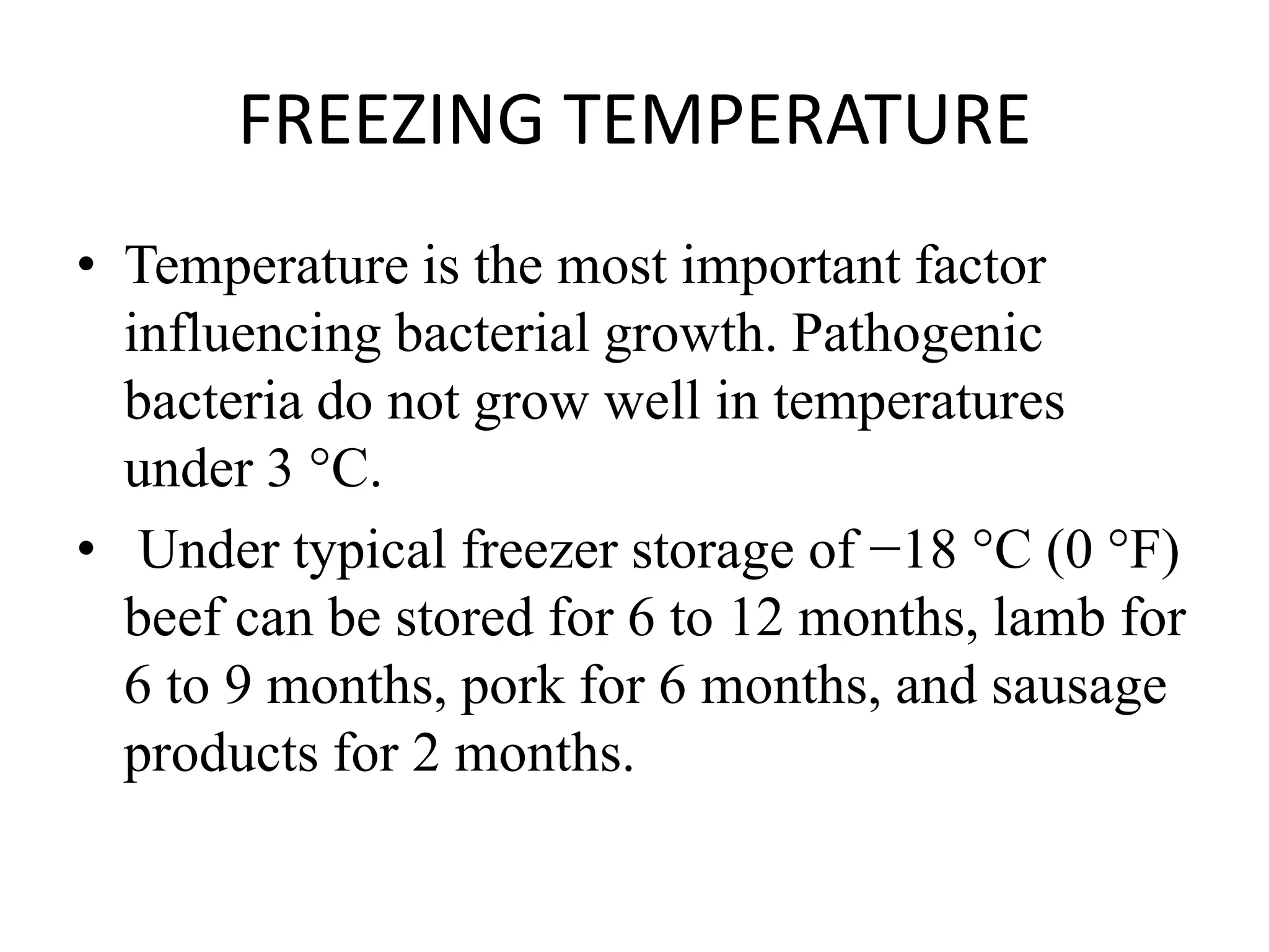 FREEZING OF MEAT and meat productsin processing | PPTX
