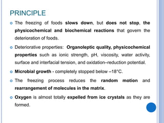 Freezing of raw and processed foods - Dr KG/KCET | PPT