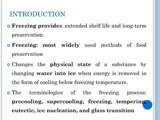 Freezing of raw and processed foods | PDF