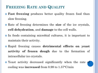 Freezing of raw and processed foods | PDF