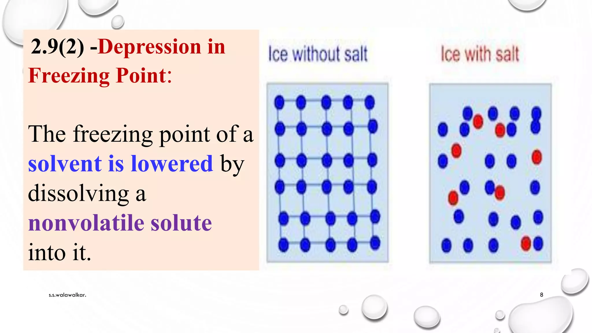 Solutions | Freezing Point Depression | Chemistry Class 12 | By. Mrs ...