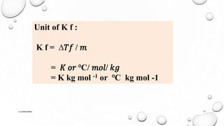 Solutions | Freezing Point Depression | Chemistry Class 12 | By. Mrs ...