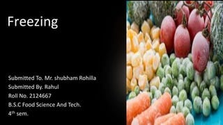 Freezing pptx everything | PPT