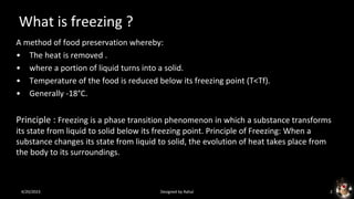 Freezing pptx everything | PPT