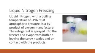 Freezing to preserve food | PPTX