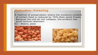 Freezing to preserve food | PPTX