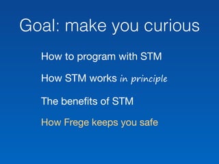 Software Transactional Memory (STM) in Frege | PPT