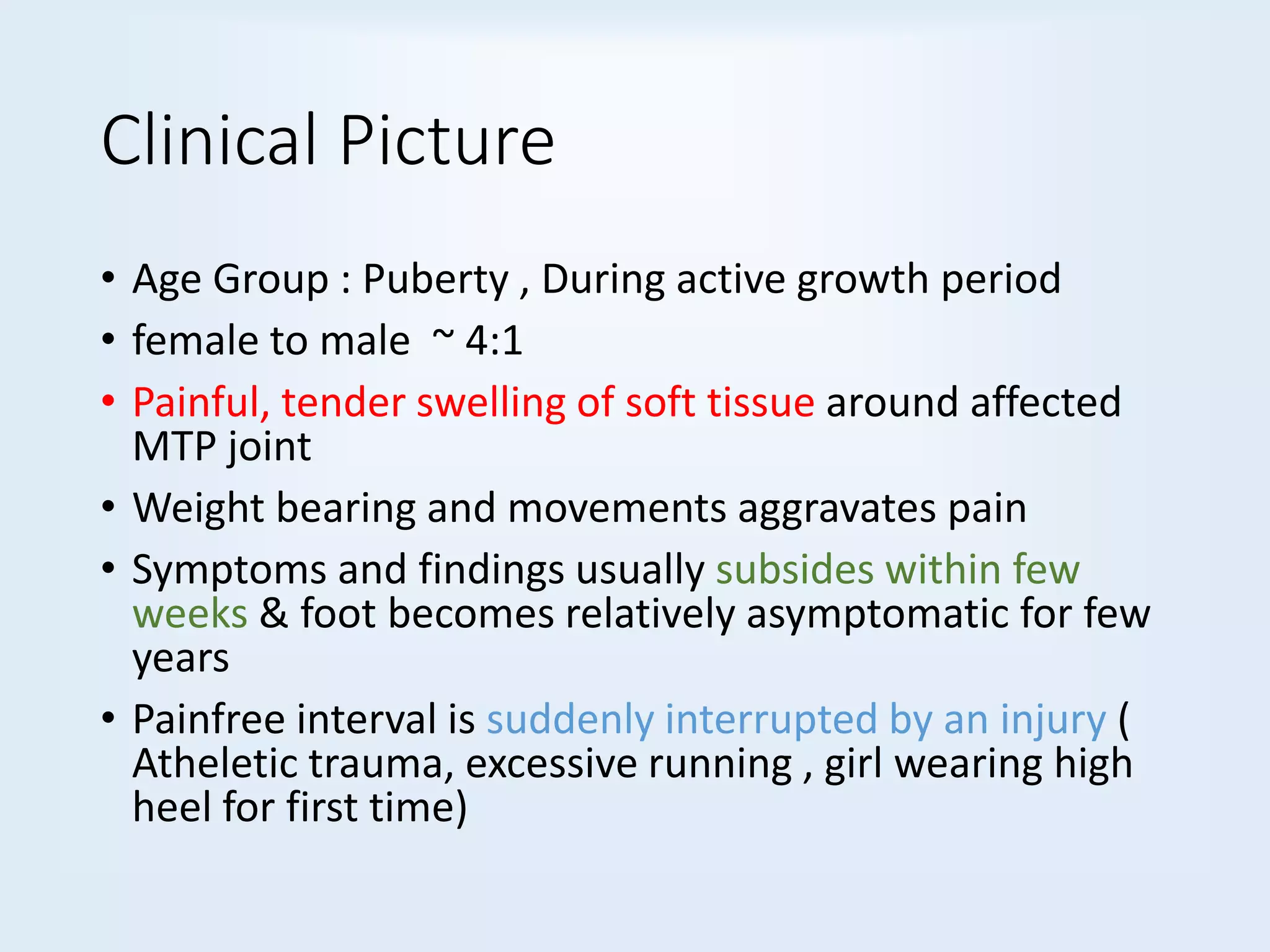 Freiberg's disease | PPTX