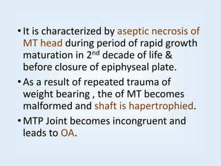 Freiberg's disease | PPTX