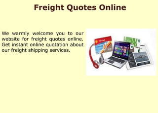 Freight Quote | PPT