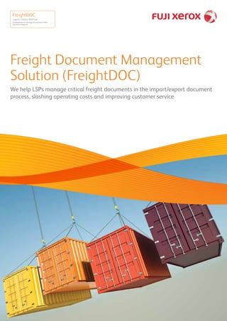 Freight Document Management Solution (FreightDOC) | PDF