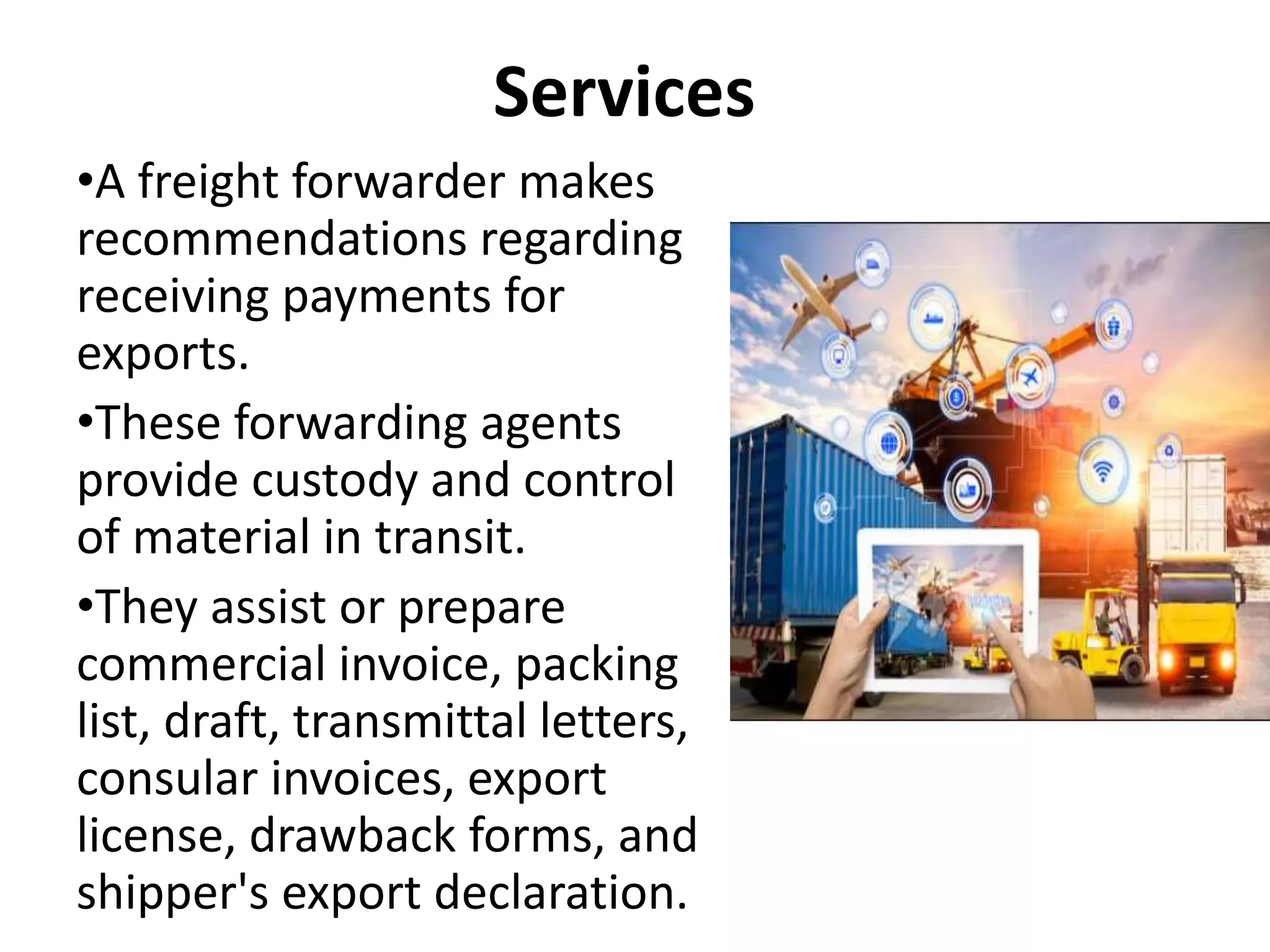 Freight forwarder | PPTX