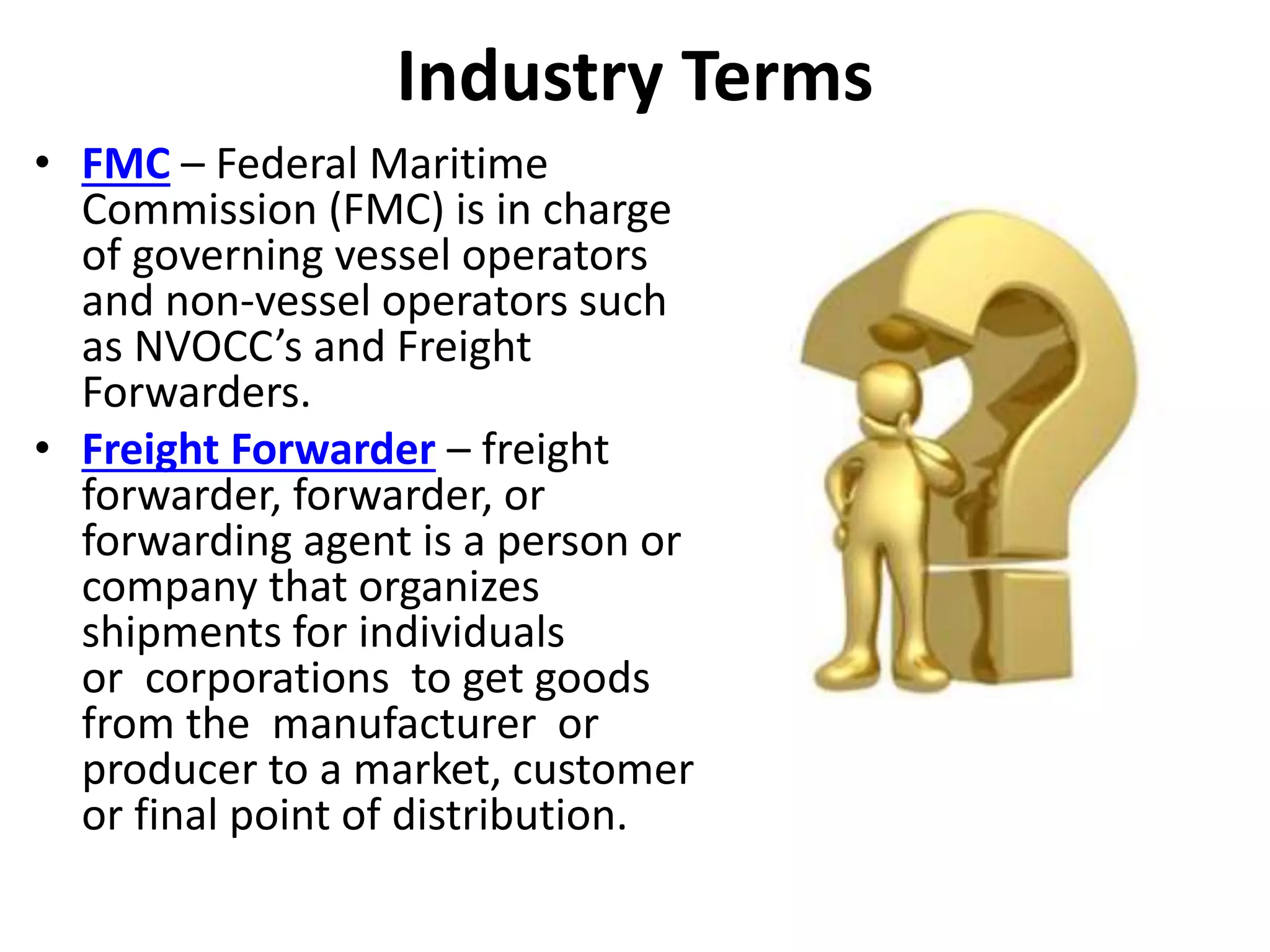 Freight forwarder | PPTX