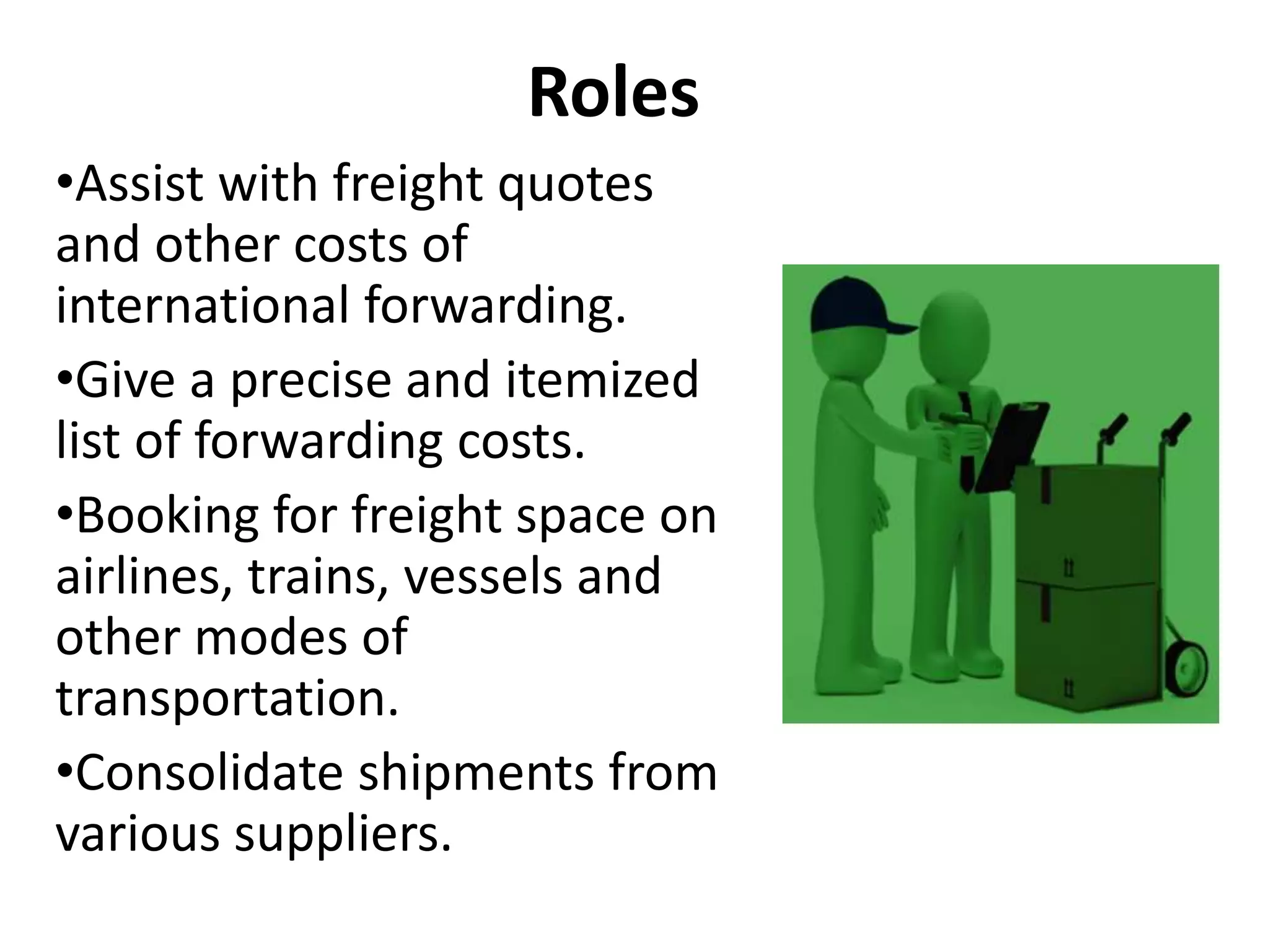 Freight forwarder | PPTX