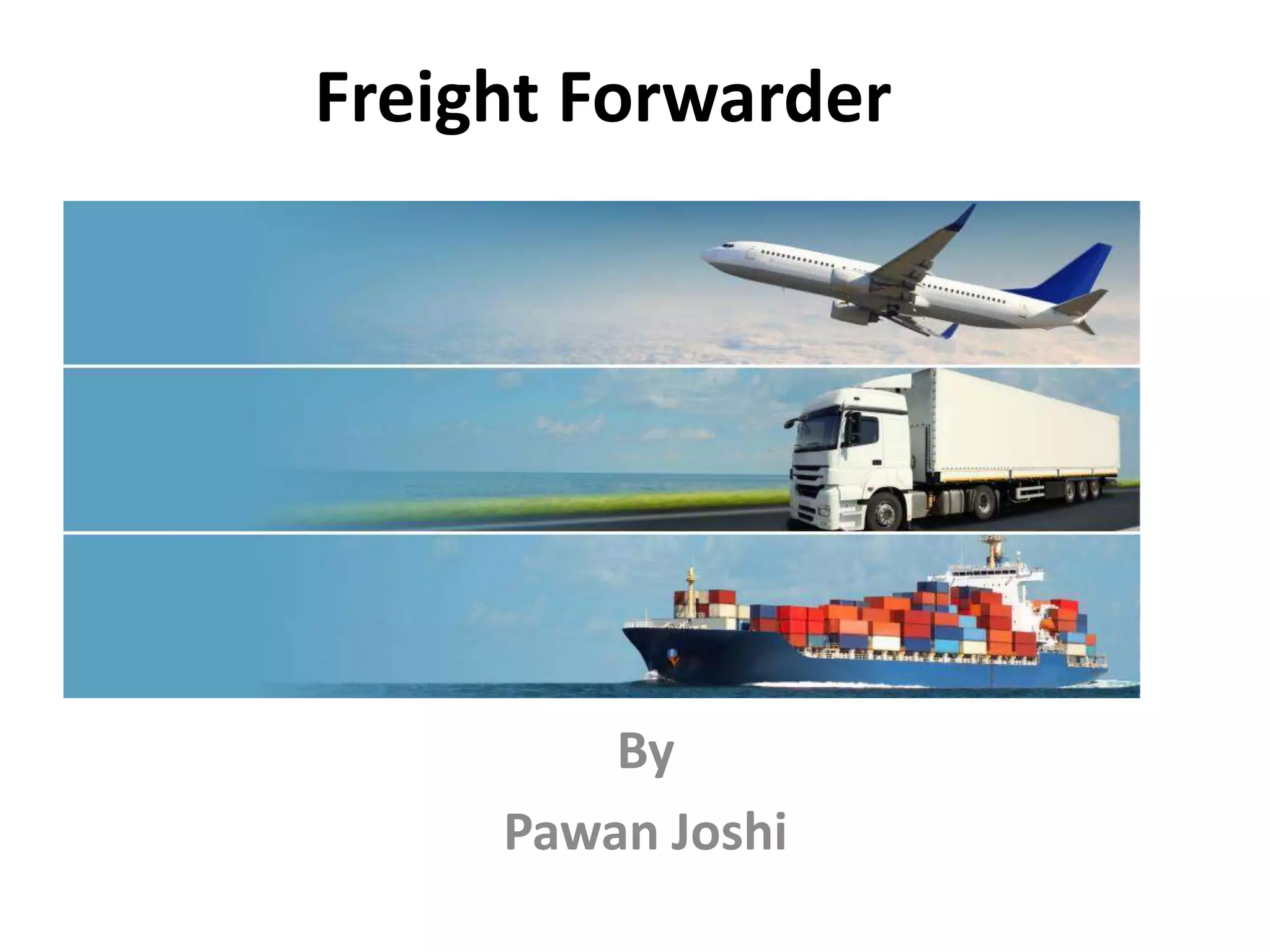 Freight forwarder | PPT