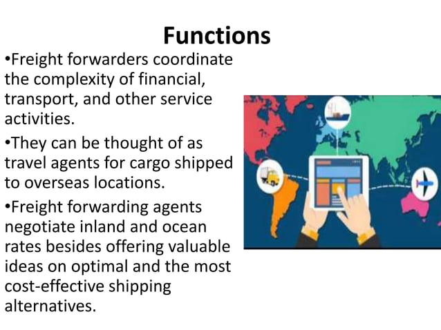 Freight forwarder | PPTX