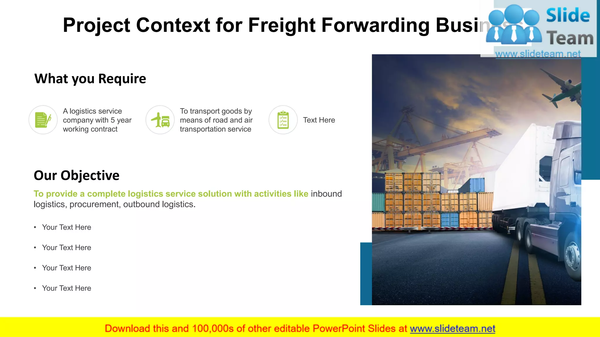 Freight Forwarding Business Proposal PowerPoint Presentation Slides | PDF