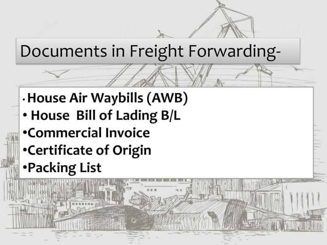 Freight forwarding presentation | PPTX
