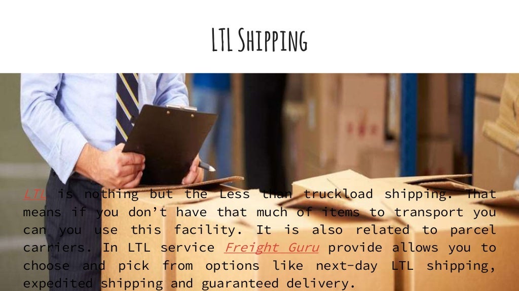 Freight guru shipping services