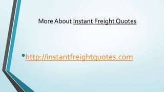 Freight hauling terminology | PPT