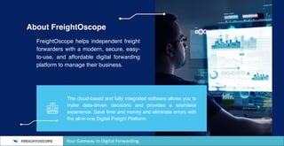 FreightOscope | Digital Forwarding | PPT