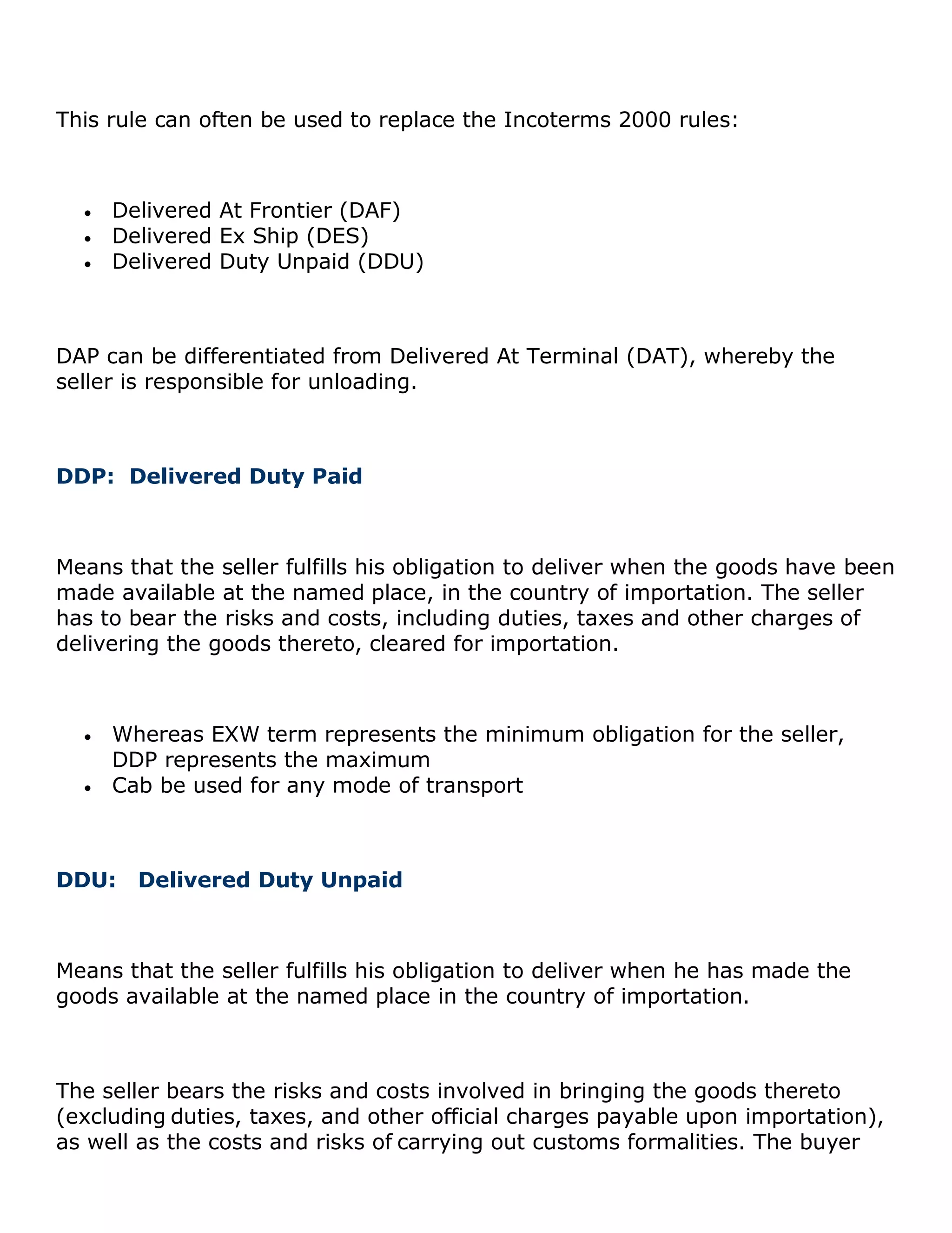 Freight trading lingo demystified | PDF
