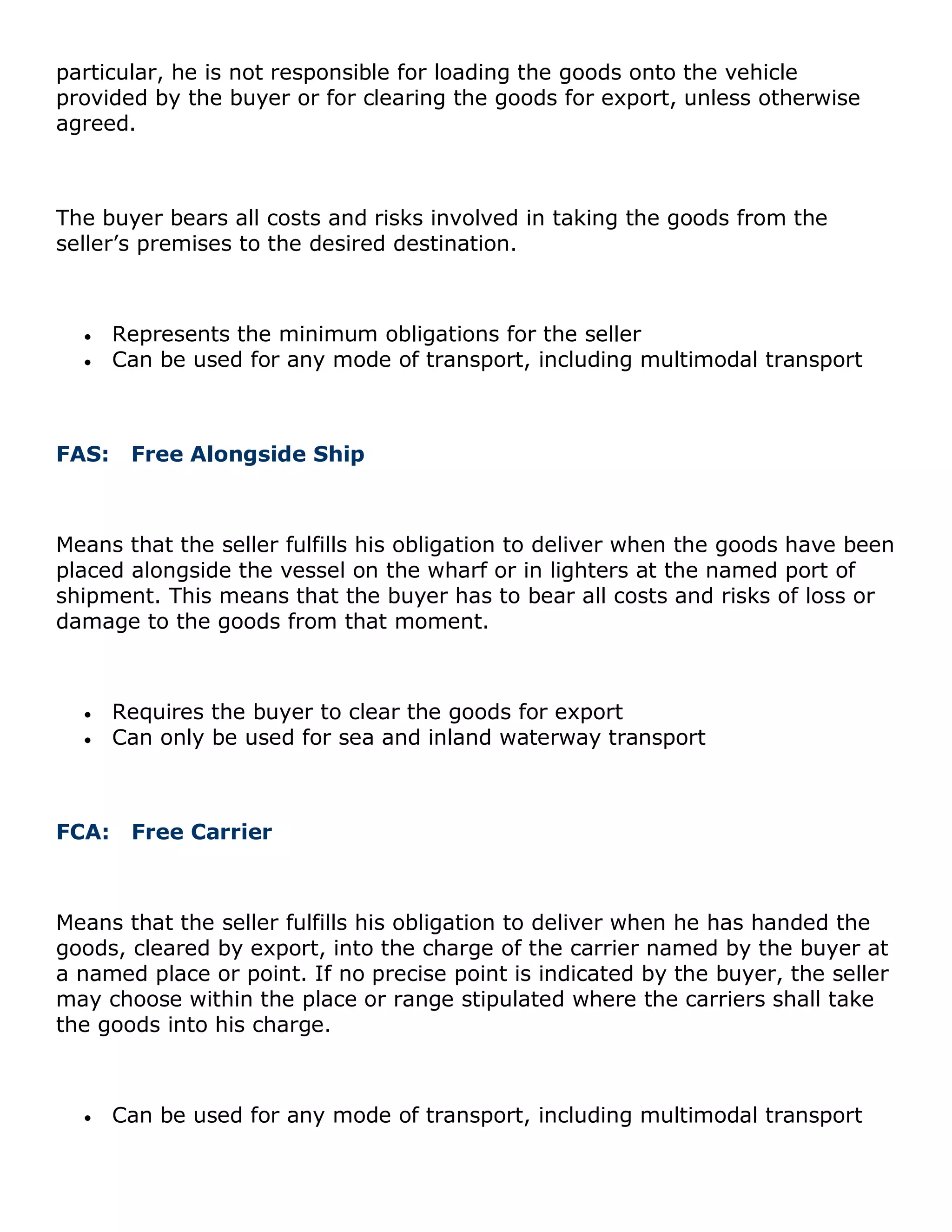 Freight trading lingo demystified | PDF