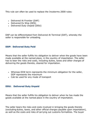 Freight trading lingo demystified | PDF
