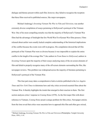 Hollywood’s Vietnam: How Critics and Audiences Responded to the Vietnam ...