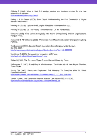 Universities and Web 2.0: Institutional challenges | PDF