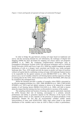 THE IMPORTANCE OF SAMPLING FOR THE EFFICIENCY OF ARTIFICIAL NEURAL NETWORKS IN DIGITAL SOIL ...