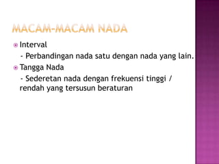 Frekuensi bunyi dan nada bunyi | PPT