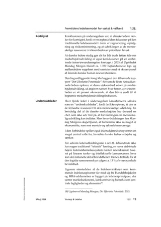 Fremtidens ledelse strategiogledelse | PDF