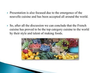 French cuisine | PPTX