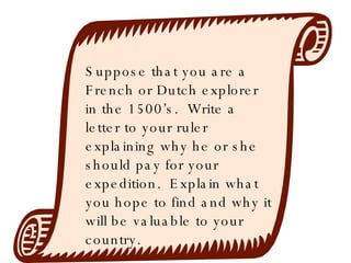 French and Dutch Settlements | PPT