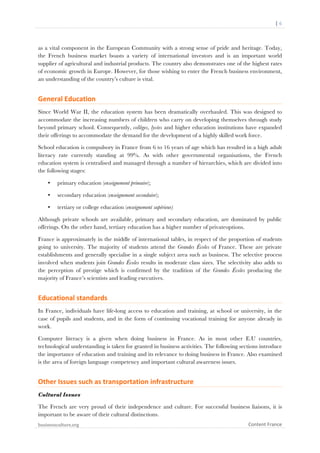 French business culture guide - Learn about France | PDF