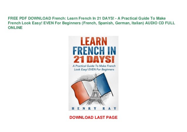 learn french in 30 days pdf